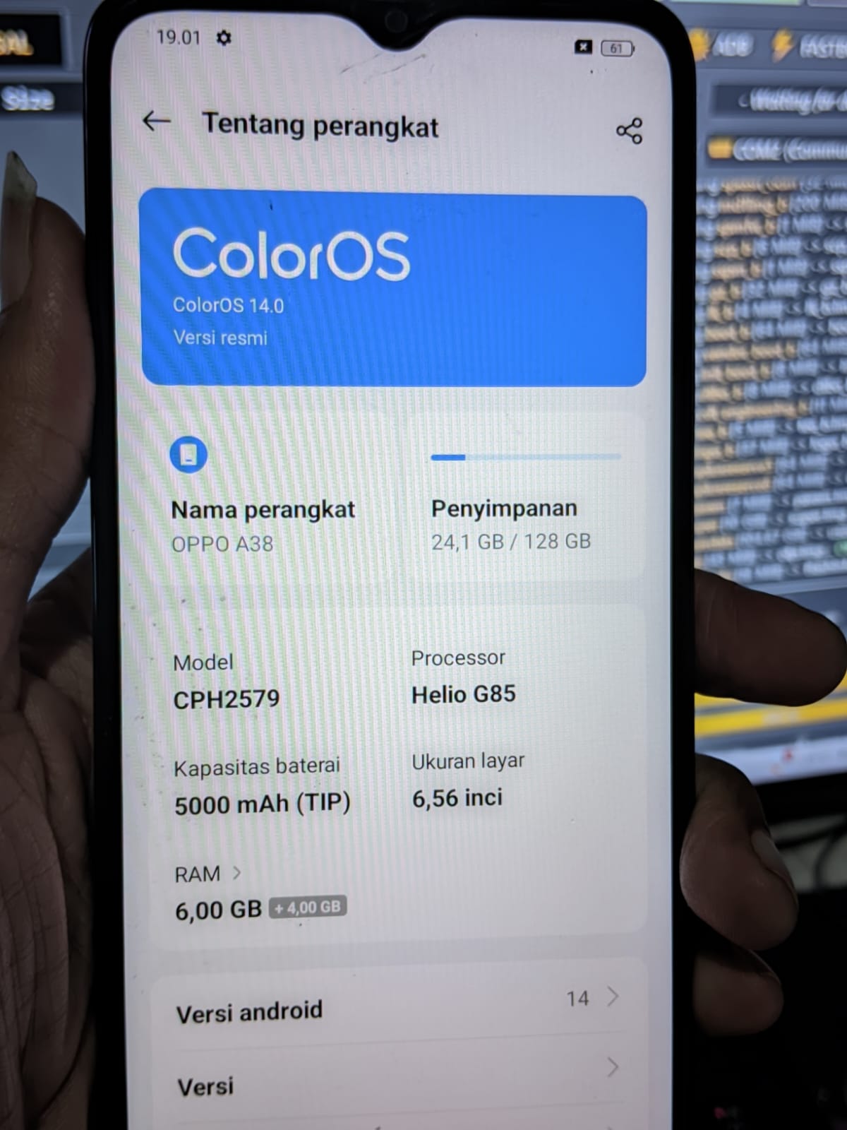 File Backup Scatter OPPO A38 4G CPH2579 – Lengkap & Tested RXTX RXTX