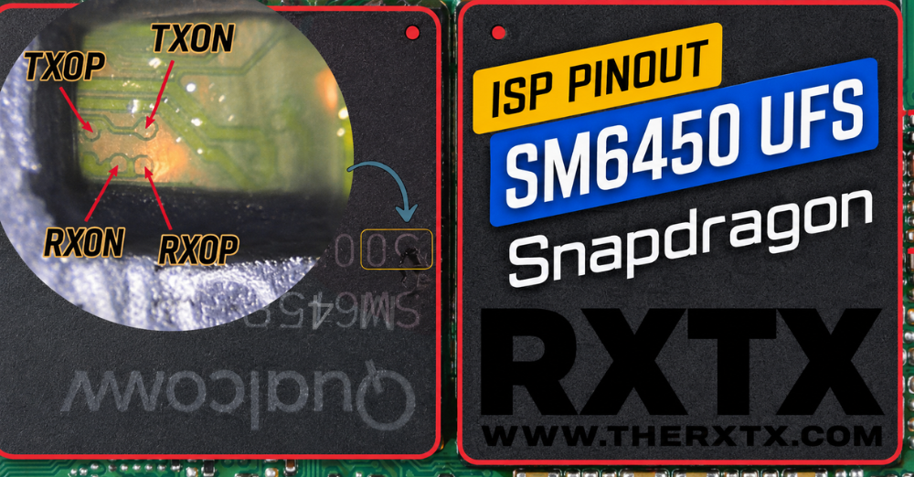 SNAPDRAGON SM6115 UFS ISP PINOUT - RXTX